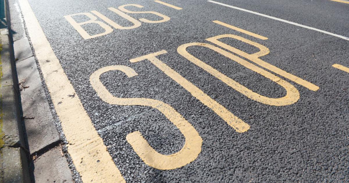 End of number 10 bus route through Windsor and Slough - Slough Express