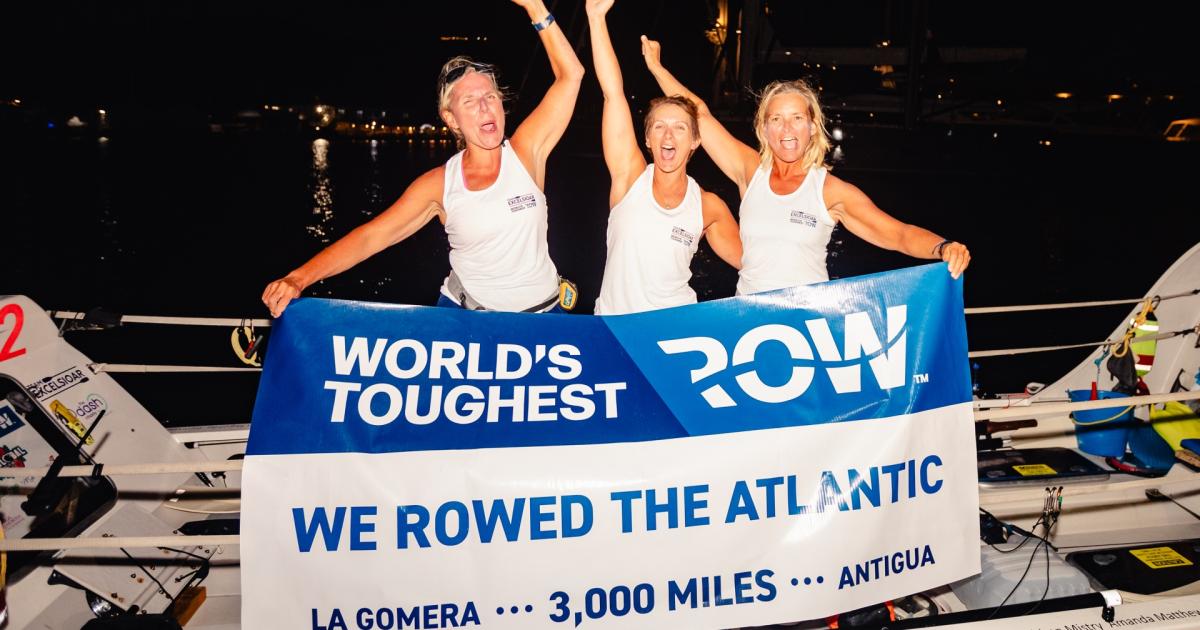 Windsor trio 'push limits' to complete World's Toughest Row across the ...