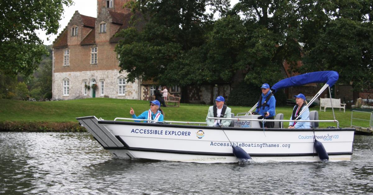 New wheelchair-accessible boat given a 'momentous' launch in Bisham ...