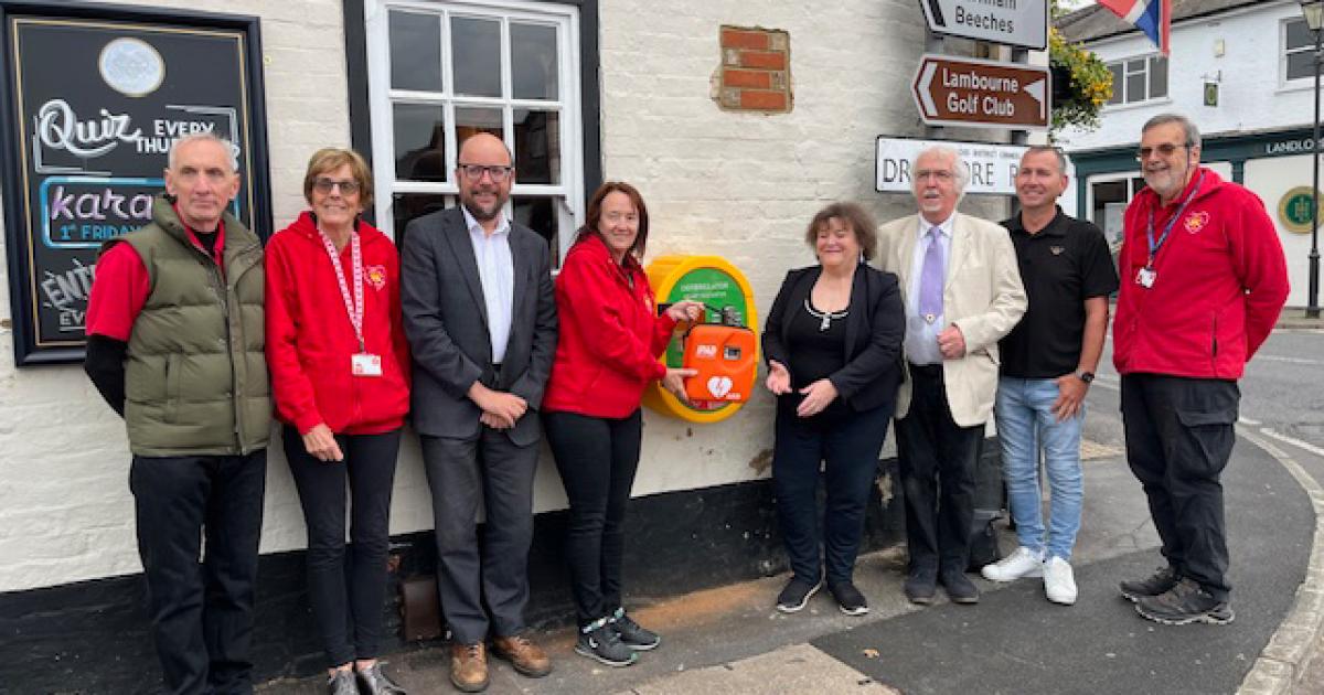 Lifesaving defibrillators unveiled in Burnham are 'a new layer of ...