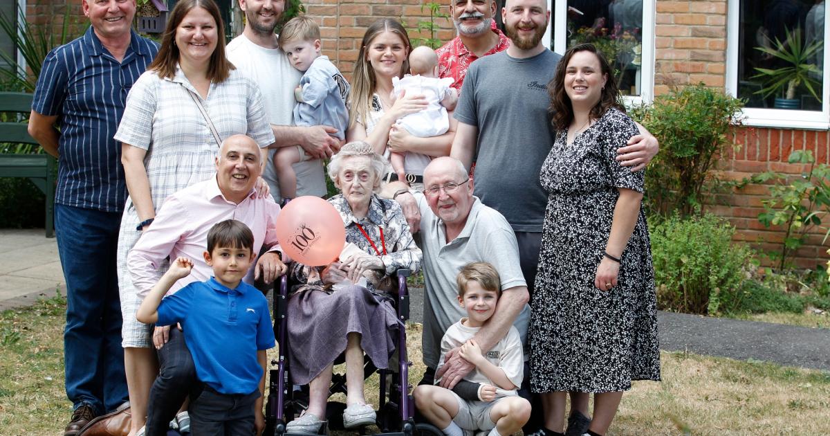 Windsor centenarian says secret to long life is to 'work hard and be ...