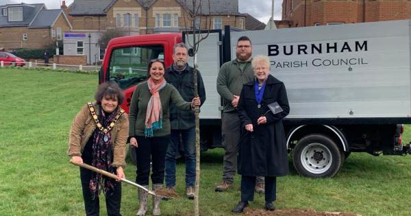 Burnham plants English oak tree in Queen's memory - Slough Express