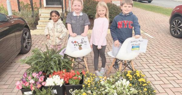 White Waltham children sell plants for Ukraine - Photo 1 of 1 - Slough ...