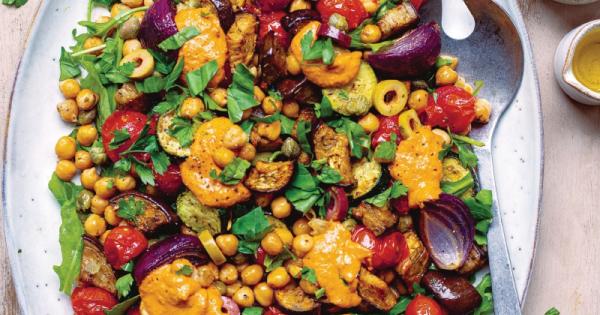 Recipe Zone: Red pesto vegetable traybake by Elisa Rossi - Photo 1 of 1 ...