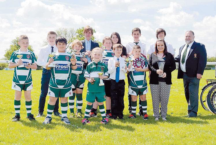 Juniors at Slough Rugby Club celebrate at end of season awards - Slough ...