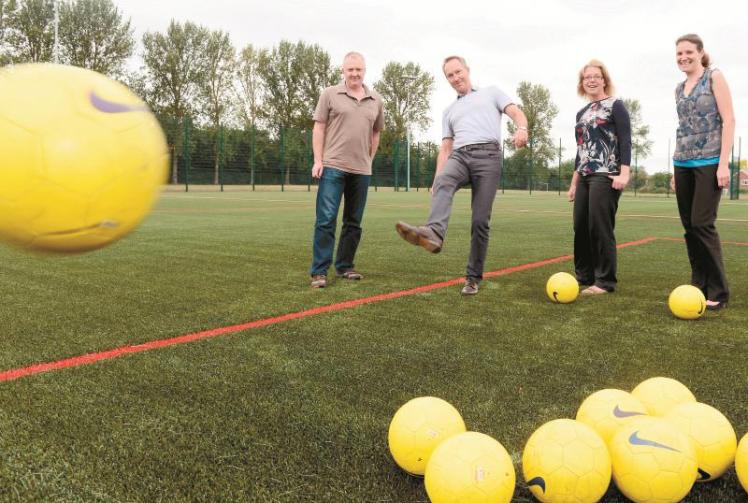 New sports pitch opens at Dedworth Middle School - Photo 1 of 1 ...