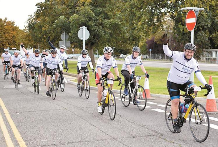 Team from O2 cycle from Leeds to Slough in aid of NSPCC - Photo 1 of 1 ...