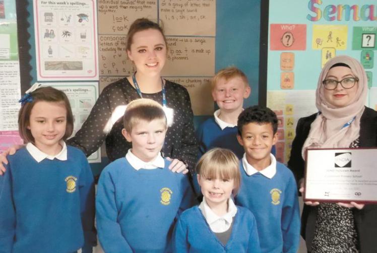 Plaque unveiled at Cippenham Primary School - Photo 1 of 1 - Slough Express
