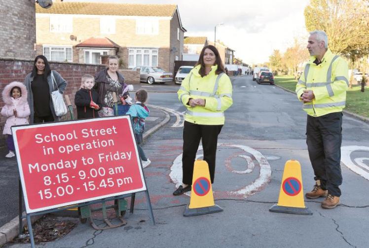 Langley school takes part in School Street scheme to ease traffic ...