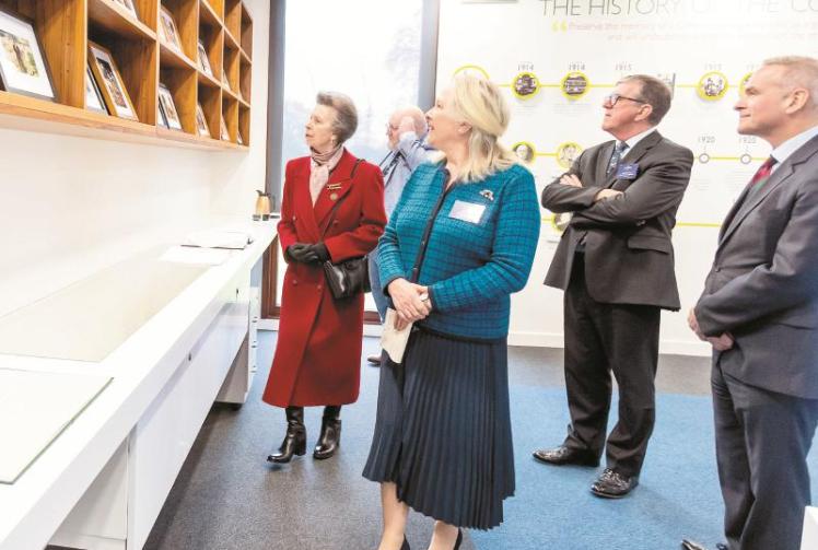Princess Anne visits Commonwealth War Graves HQ in Maidenhead - Photo 1 ...