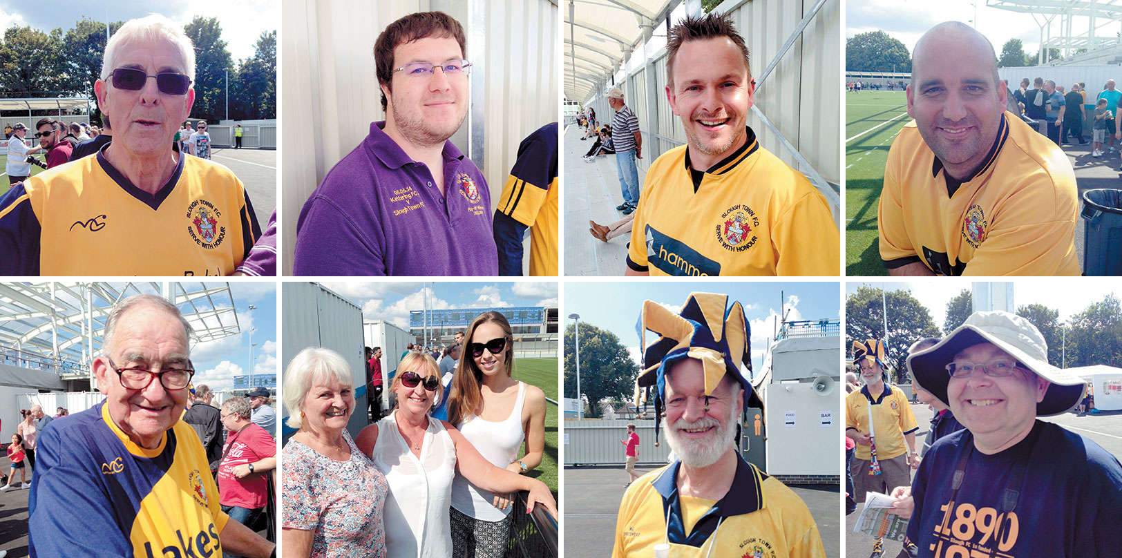 Wife of 'Mr Slough Town' proud to lead team out at club's return ...
