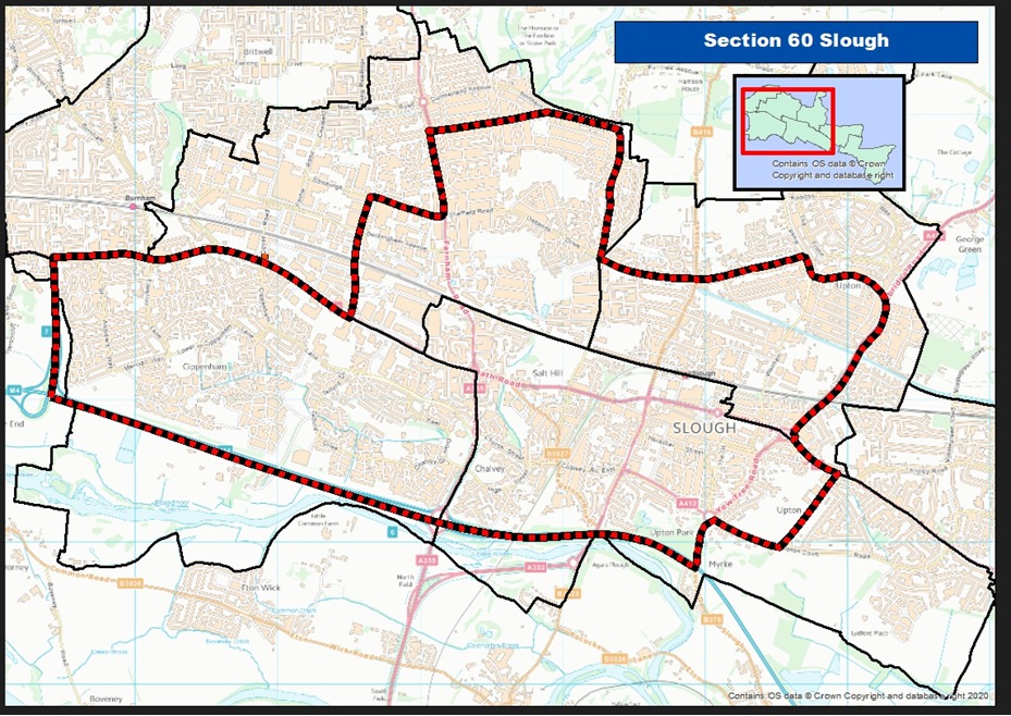 UPDATE: Section 60 order extended across Slough for further 24 hours ...